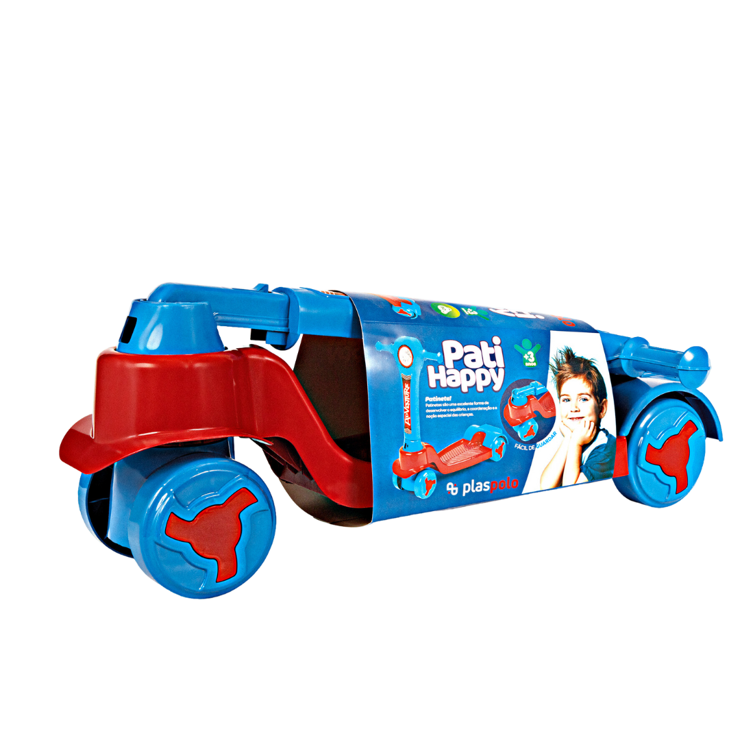 Patinete Dobrável Pati Happy Boys - Plaspolo